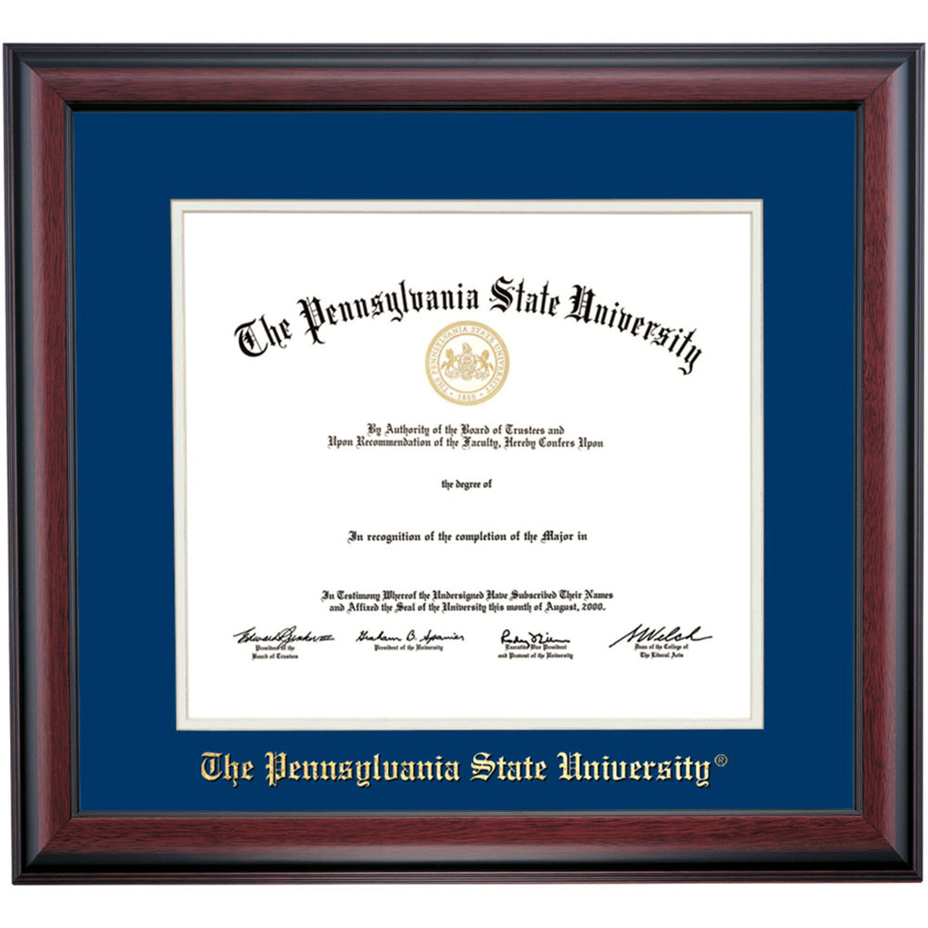 Penn State School Color Traditional Diploma Frame for Medical Degree ...