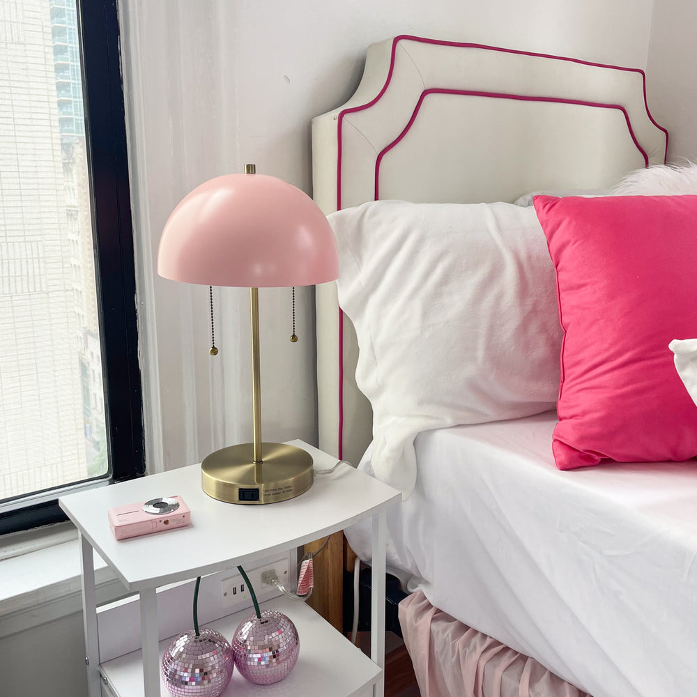 Dome Shaped Table Lamp | Dorm Essentials - White - Dormify