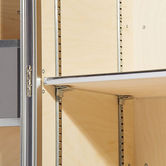 Rhino Vinyl Dorm Wardrobe with Silver Trim | Dorm Essentials – Dormify