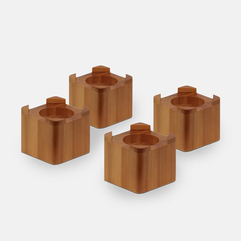 Square Wood Bed Risers | Dorm Essentials - Dormify