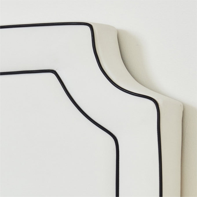 Emily Charging Piped Headboard | Dorm Essentials – Dormify