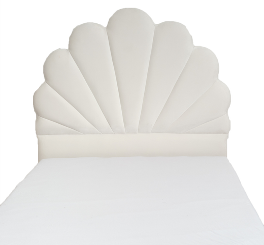 Ella Charging Shell Headboard | Dorm Essentials – Dormify
