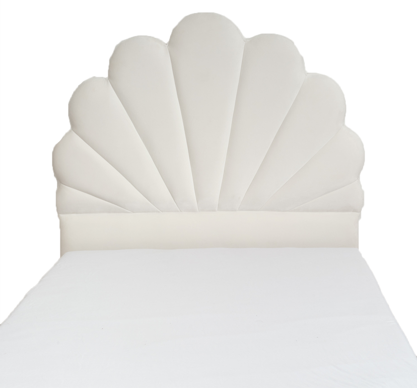 Ella Charging Shell Headboard | Dorm Essentials – Dormify