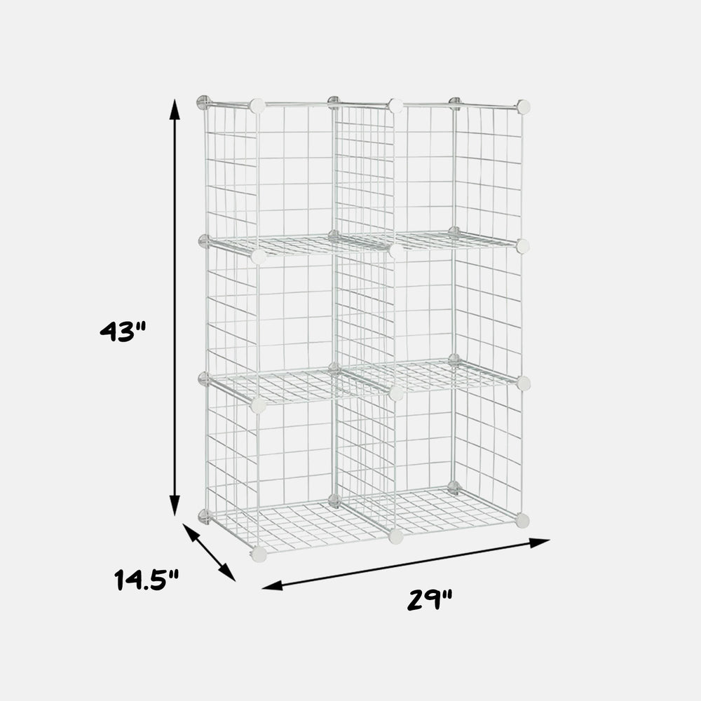 Modular Mesh Storage Cube, 6 Pack | Dorm Essentials – Dormify