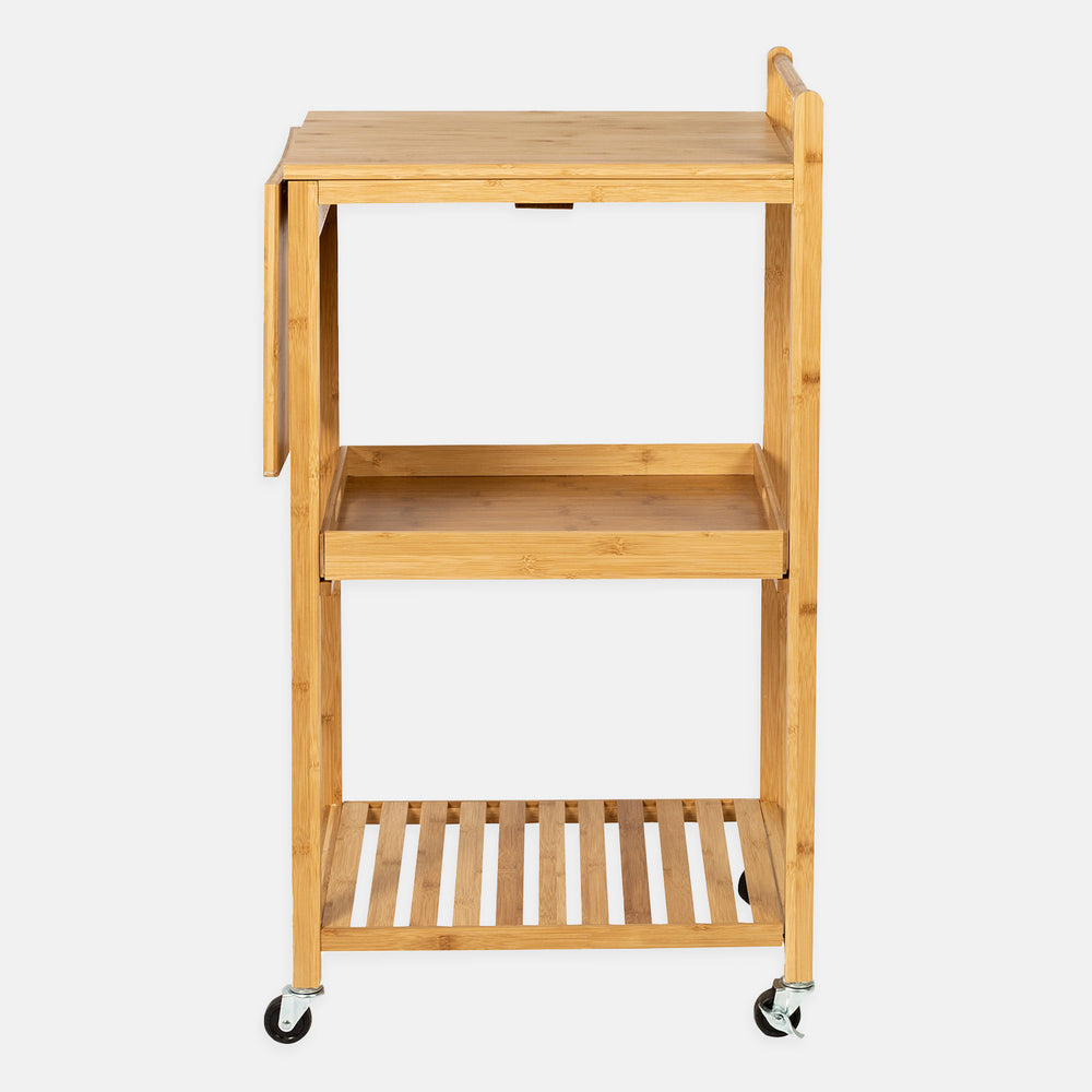 Bamboo Kitchen Cart | Dorm Essentials – Dormify