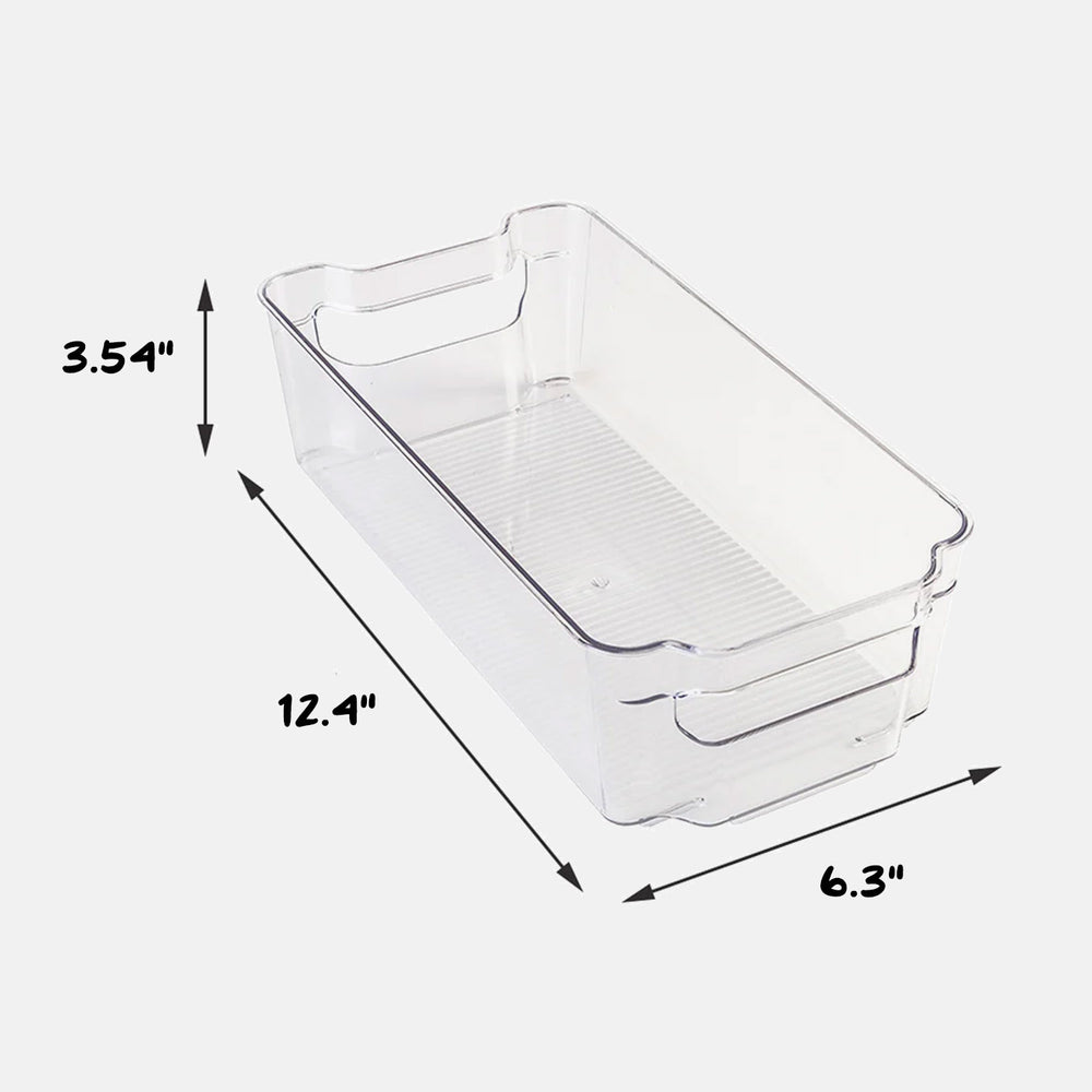 Clear Stackable Storage Bins | Dorm Essentials – Dormify