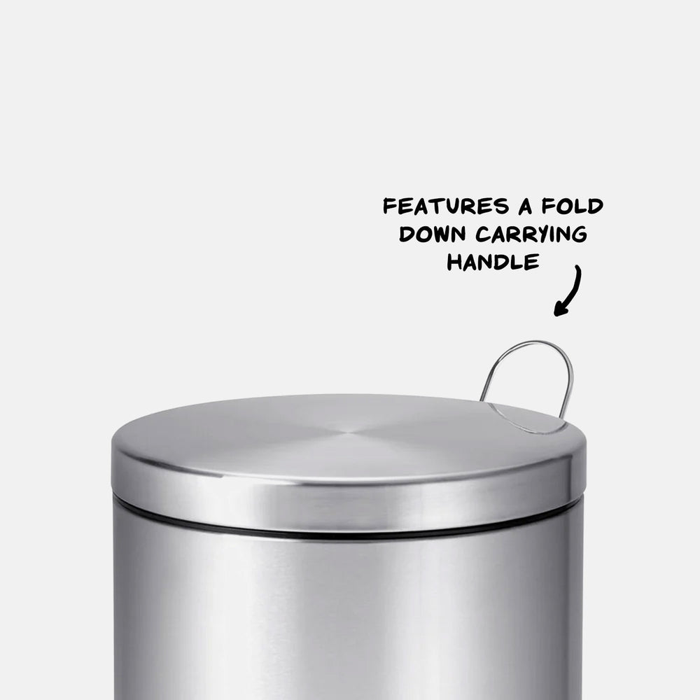 30L & 3L Stainless Steel Trash Can Combo | Dorm Essentials – Dormify