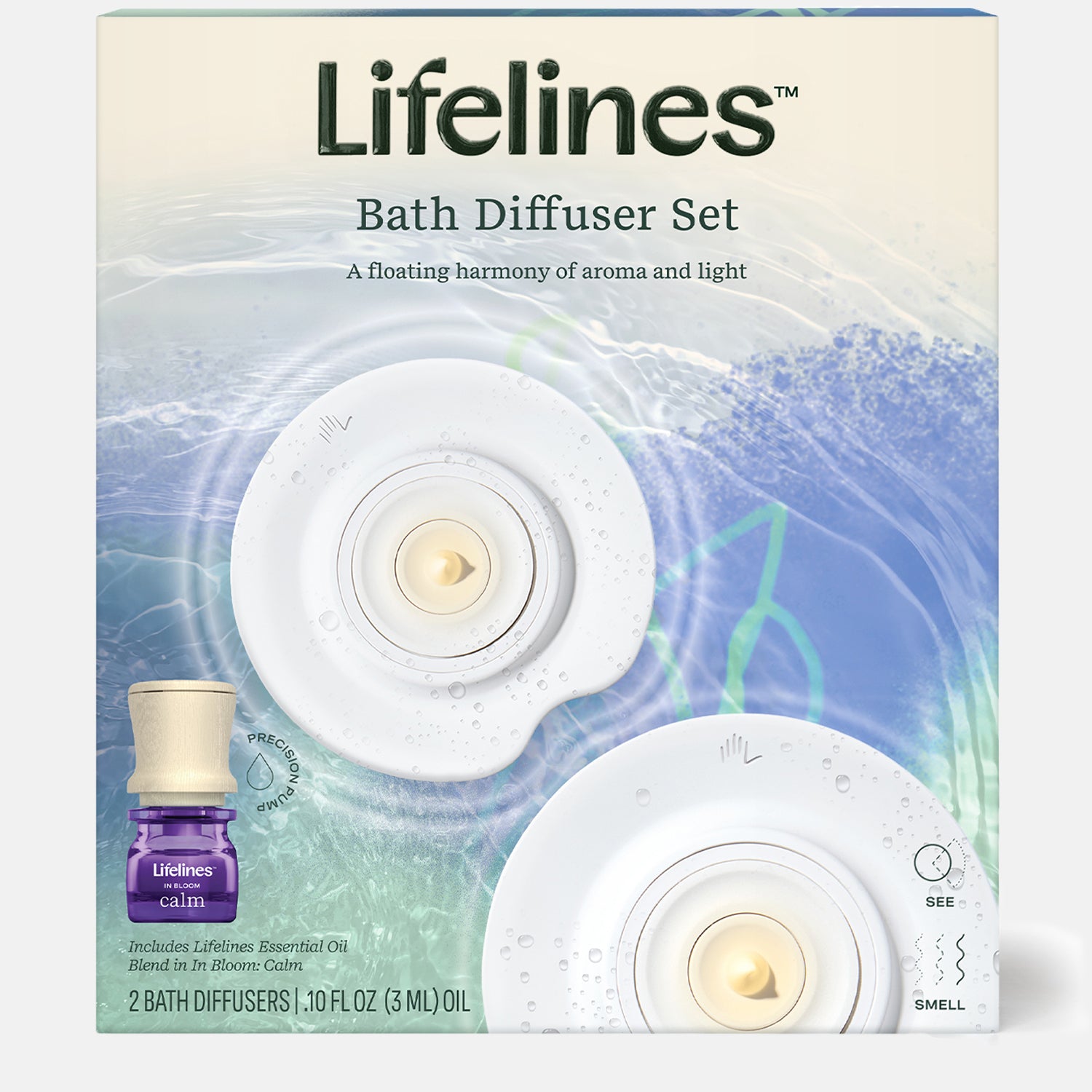 Bath Diffuser Set | Dorm Essentials - Light Grey - Dormify
