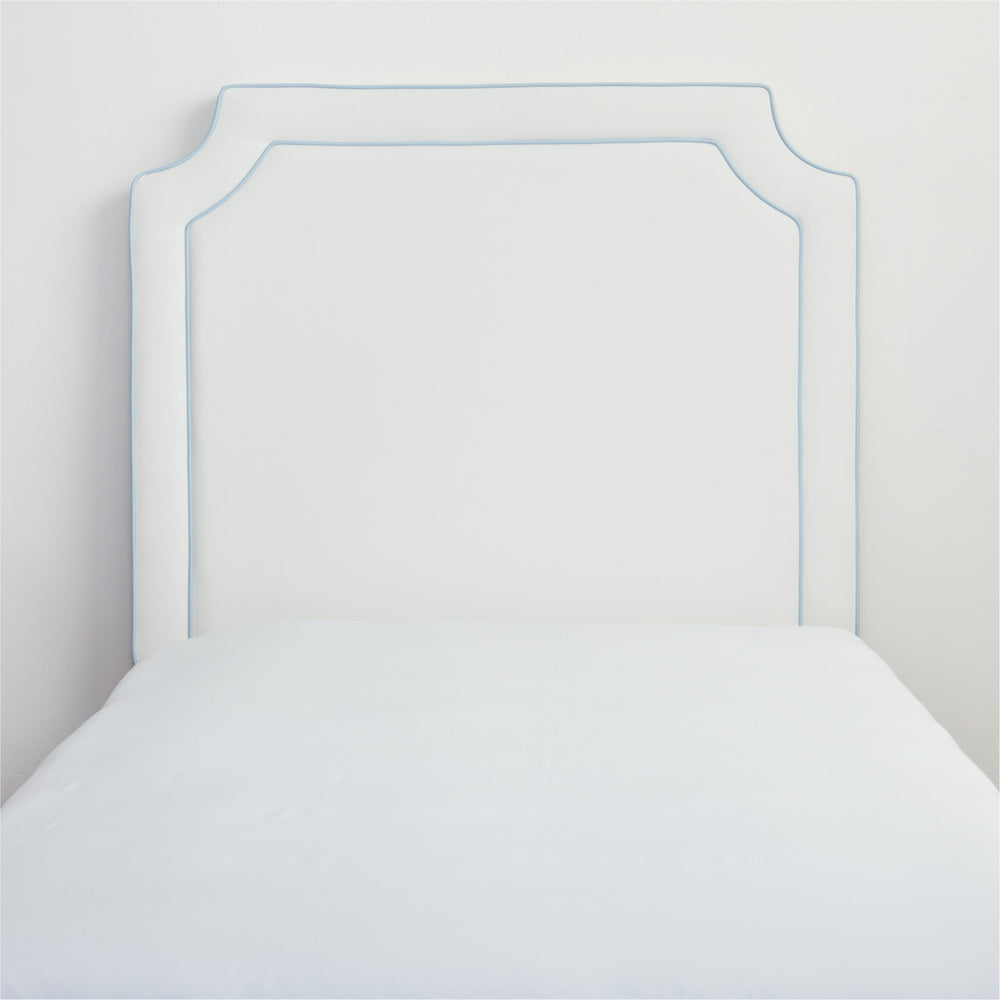 Emily Charging Piped Headboard | Dorm Essentials – Dormify