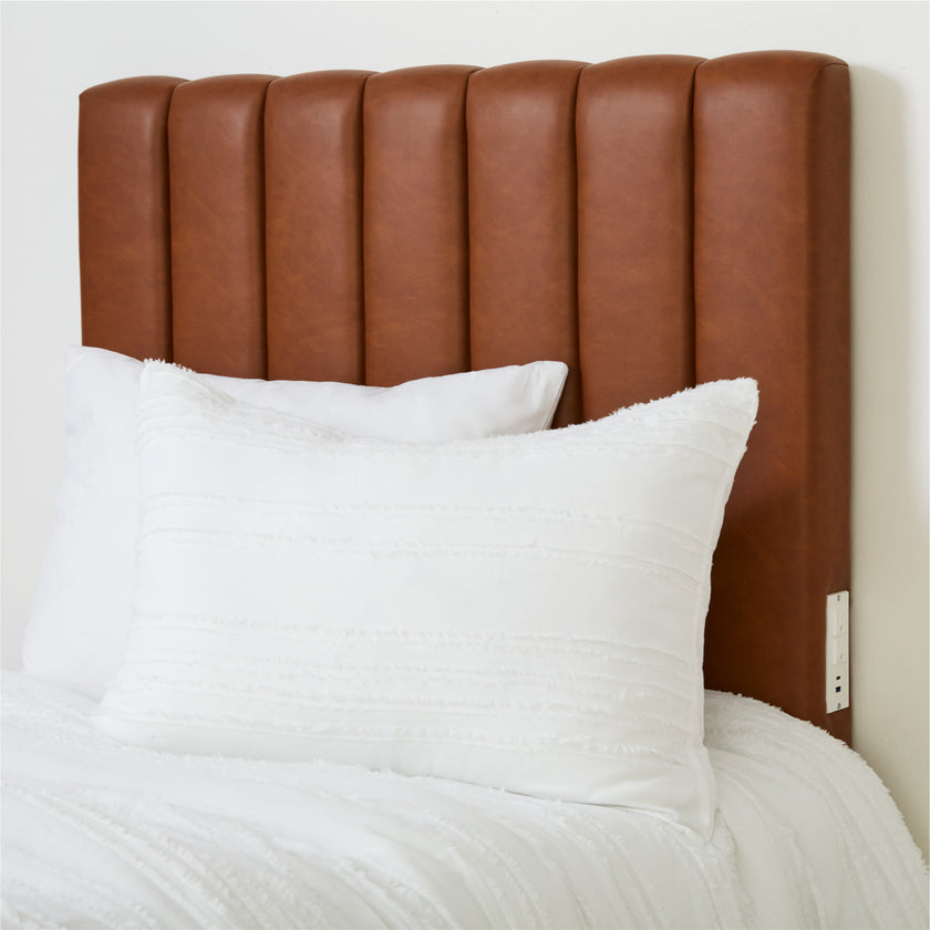 Colbie Charging Channeled Headboard | Dorm Essentials – Dormify