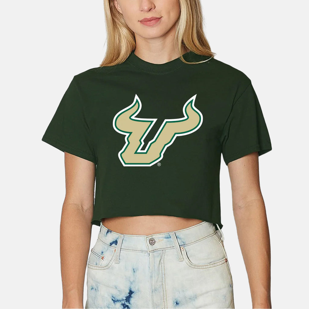 USF Green Cropped Tee | College Shop – Dormify