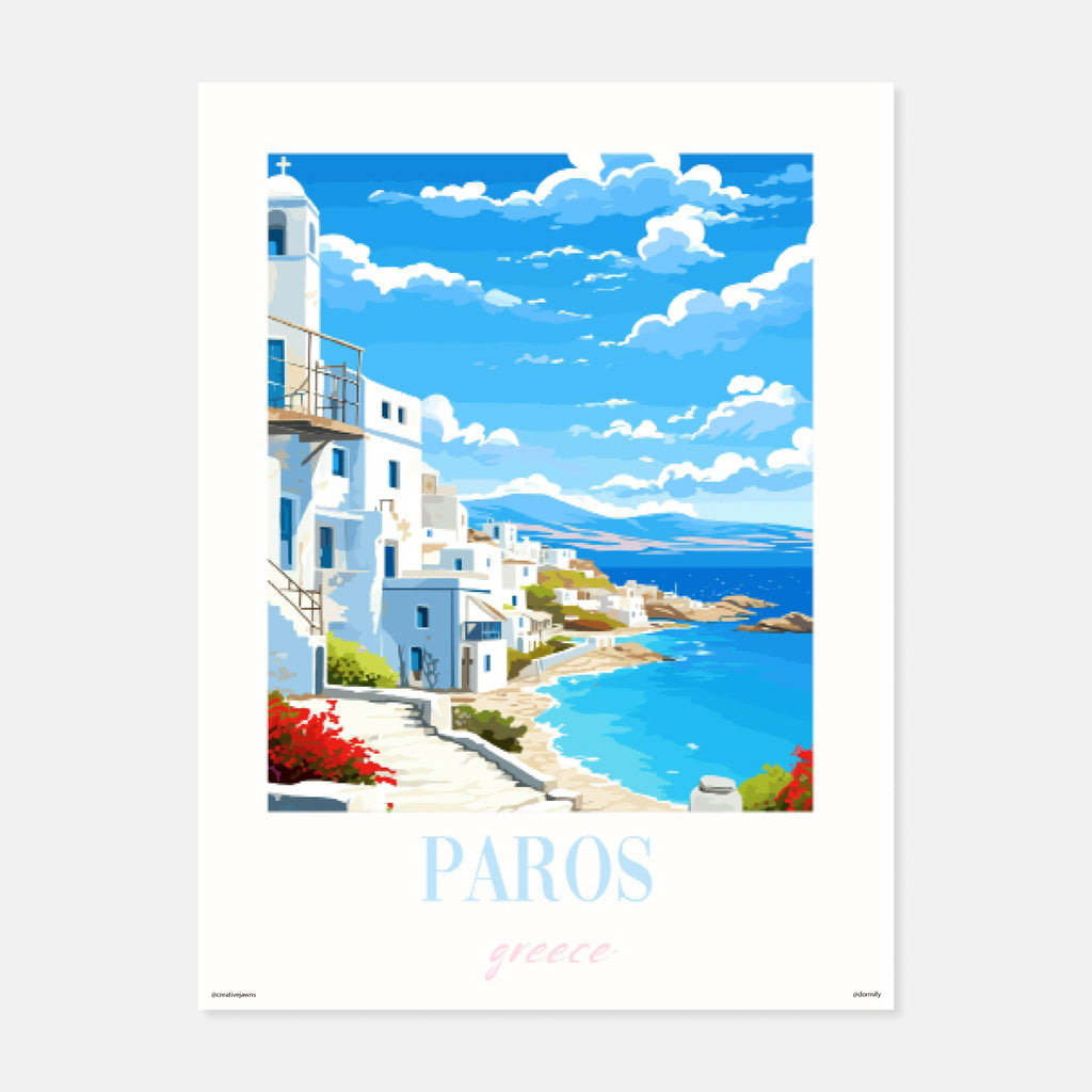 Paros Print By Creative Jawns | Dorm Essentials – Dormify