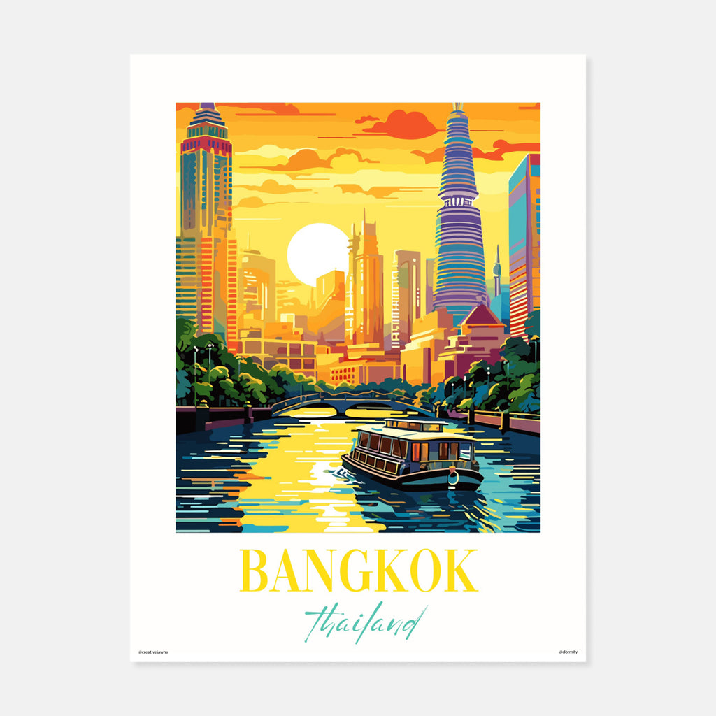 Bangkok Print By Creative Jawns | Dorm Essentials – Dormify