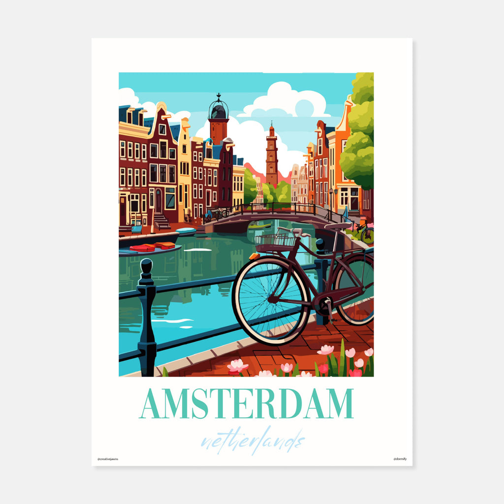 Amsterdam Print By Creative Jawns | Dorm Essentials – Dormify