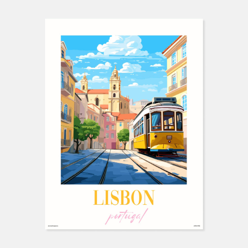 Lisbon Print By Creative Jawns | Dorm Essentials – Dormify