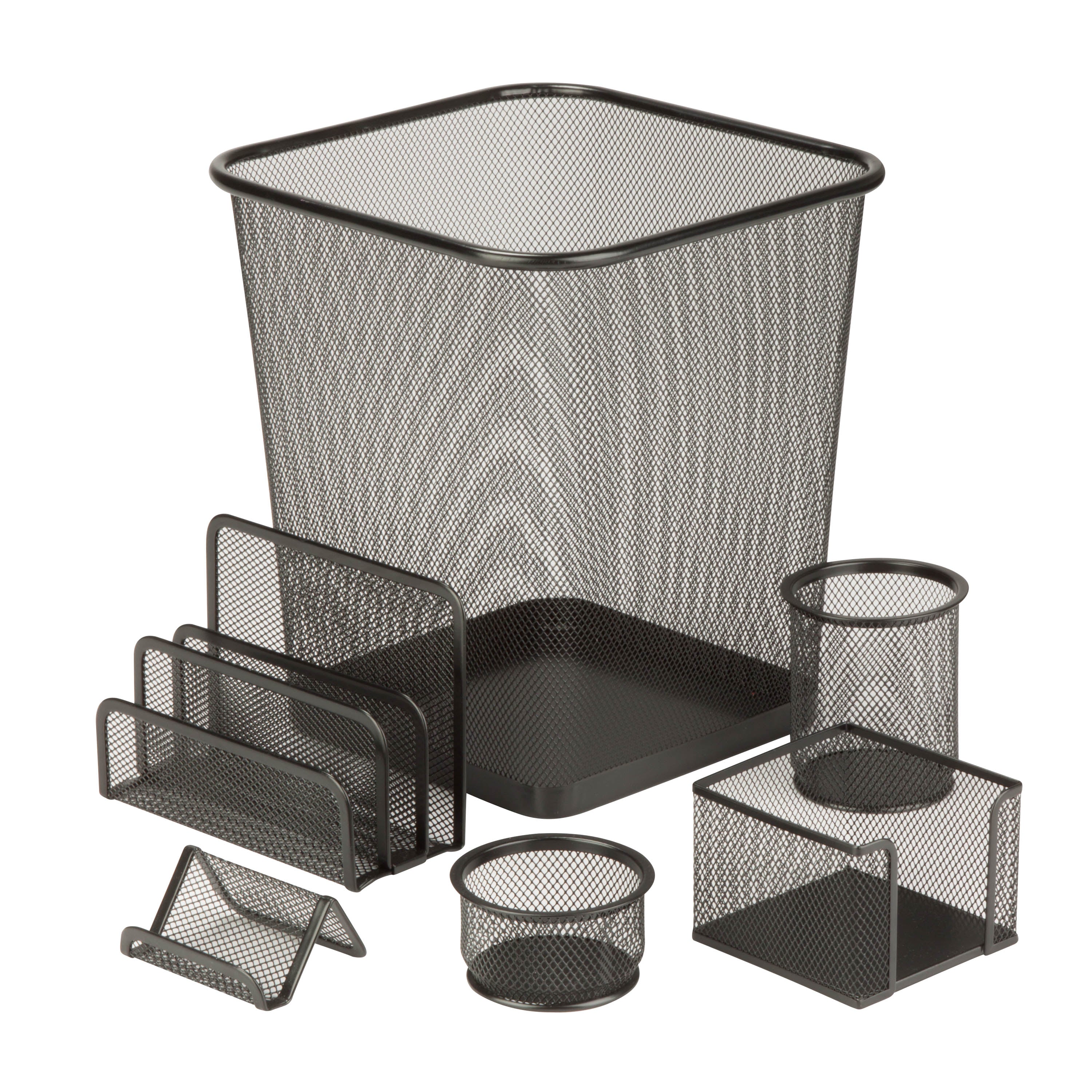 6 Piece Mesh Desk Set | Dorm Essentials - Dormify
