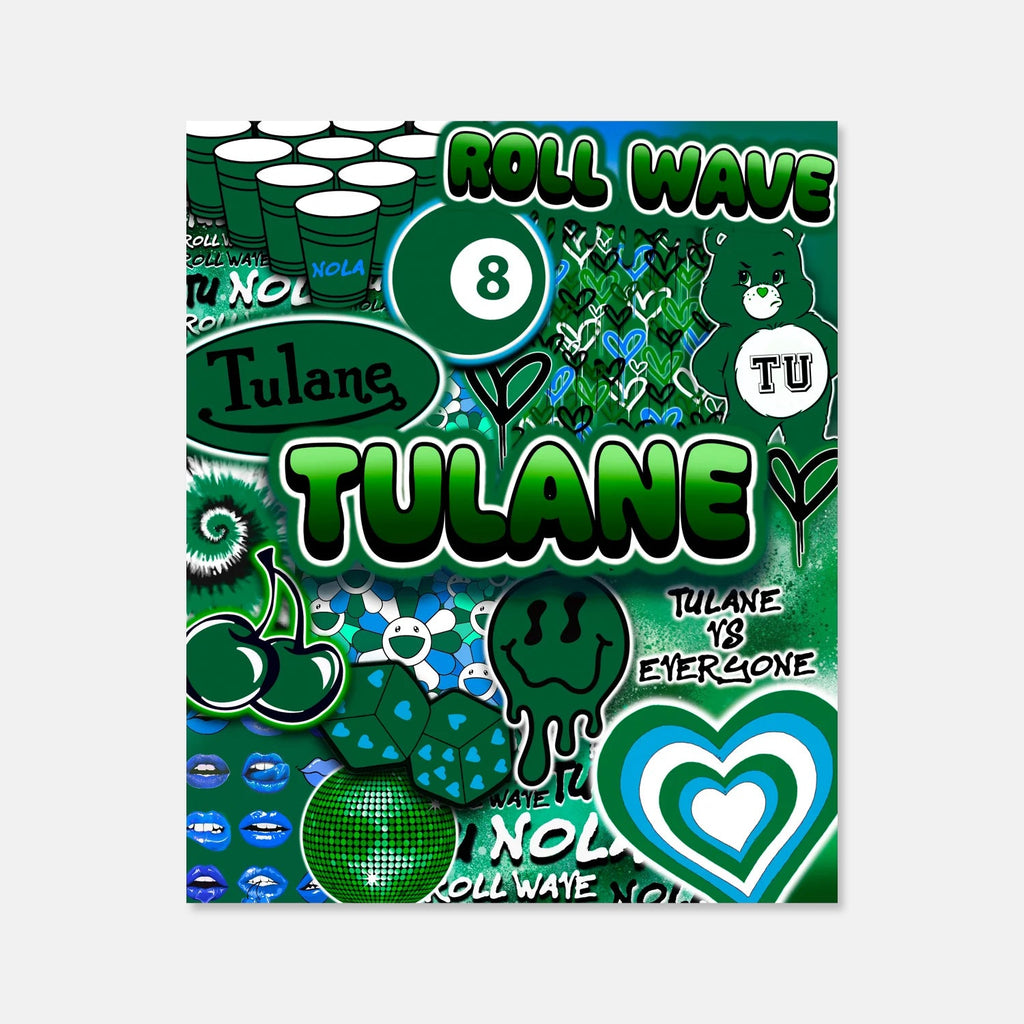 Tulane Print by Creative Jawns | College Shop – Dormify