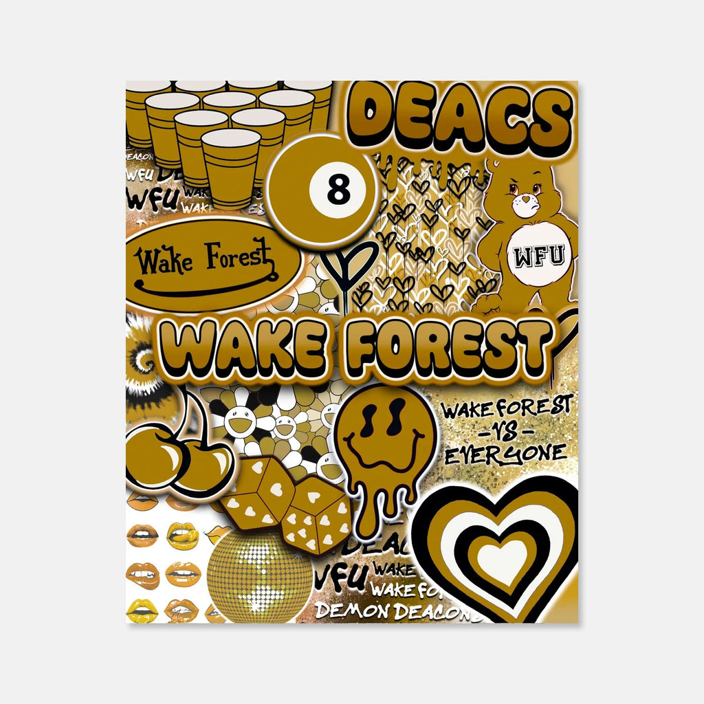 Wake Forest Print by Creative Jawns | College Shop – Dormify