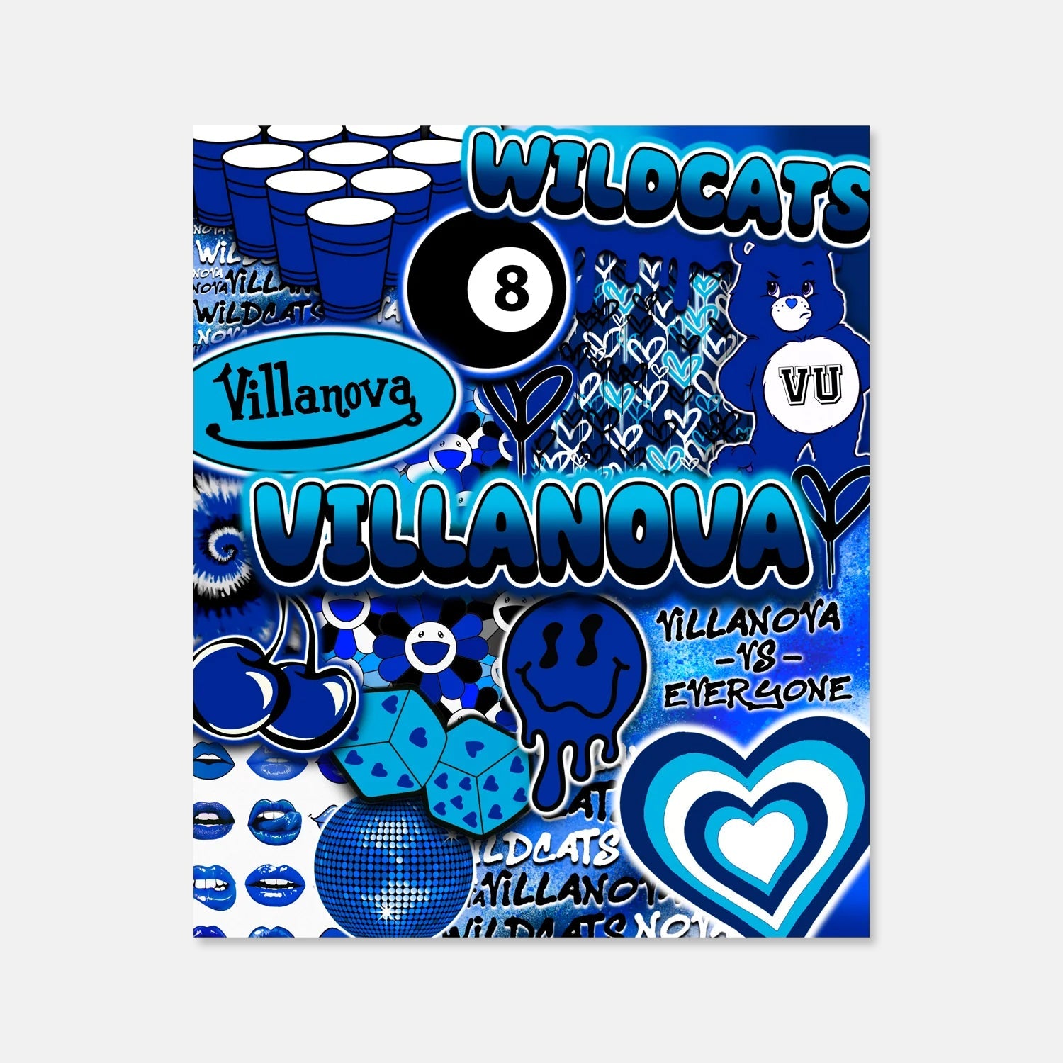 Villanova Print by Creative Jawns | College Shop - Dormify