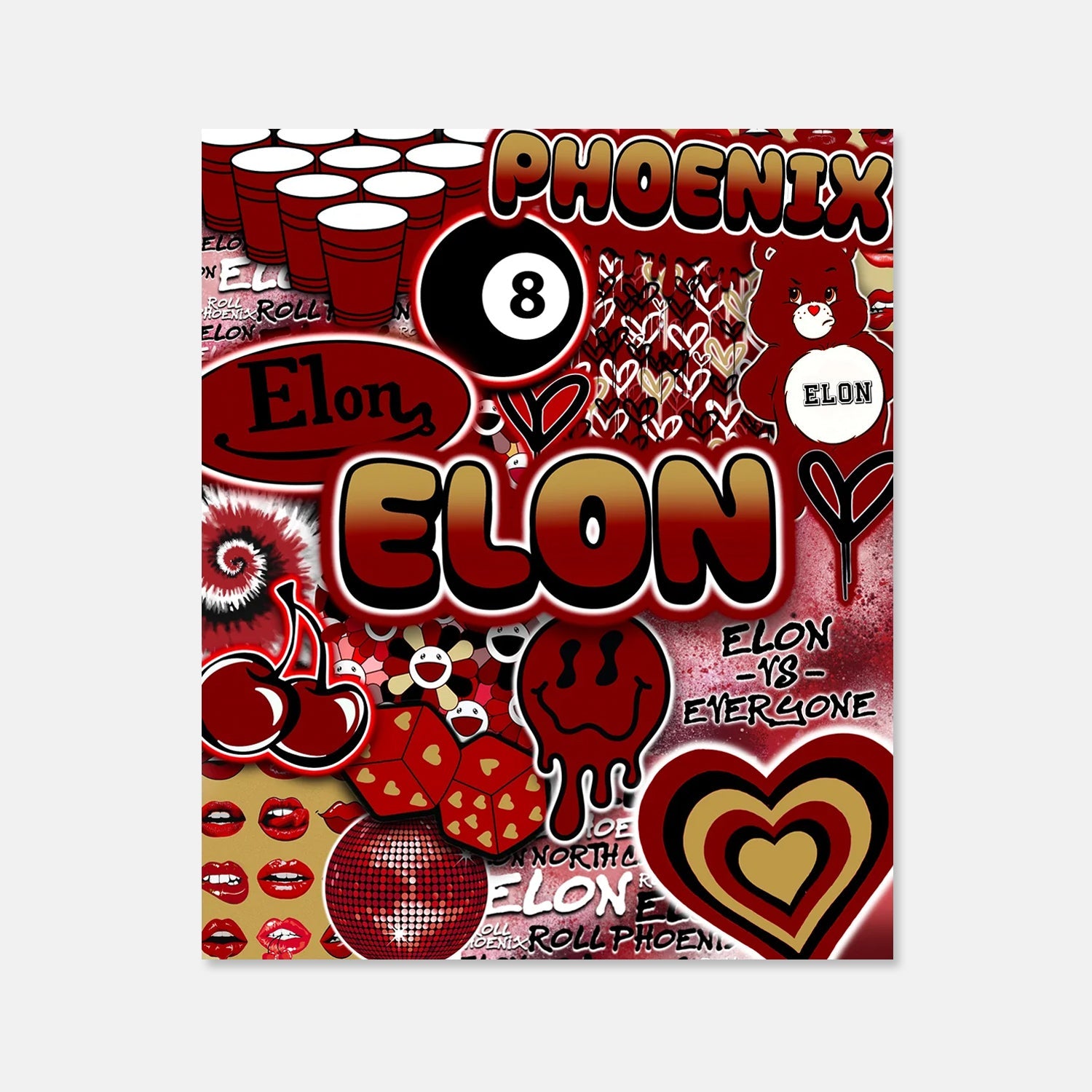Elon Print by Creative Jawns | College Shop - Dormify