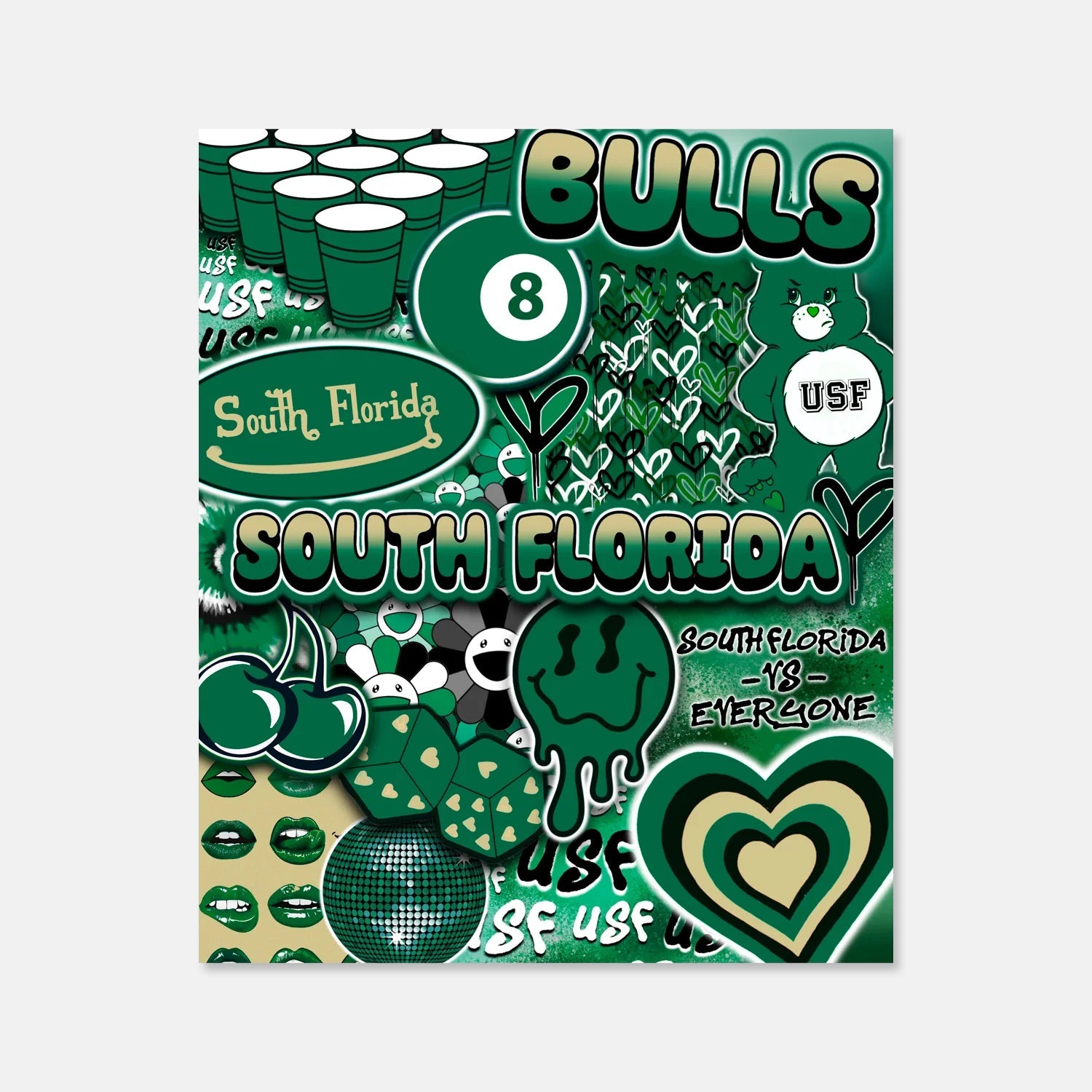 USF Print by Creative Jawns | College Shop - Dormify