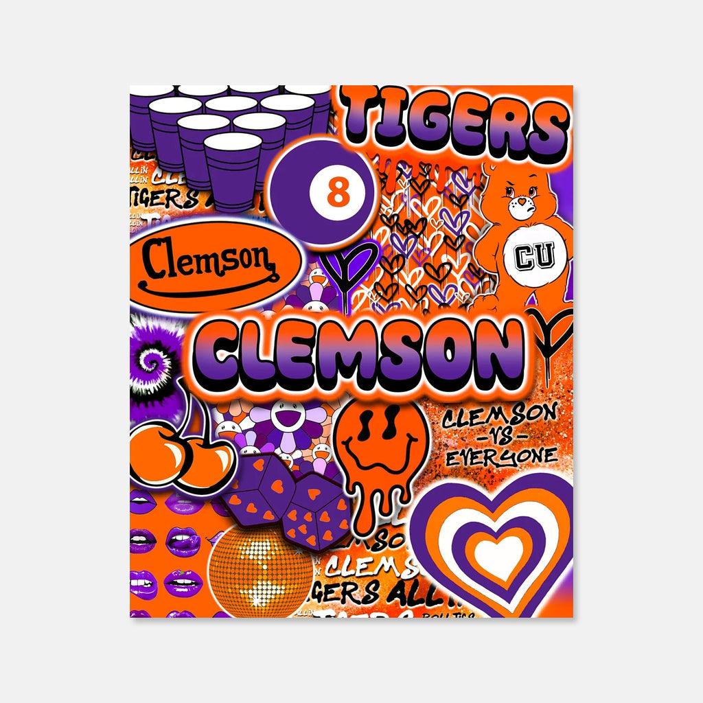 Clemson Print by Creative Jawns | College Shop – Dormify