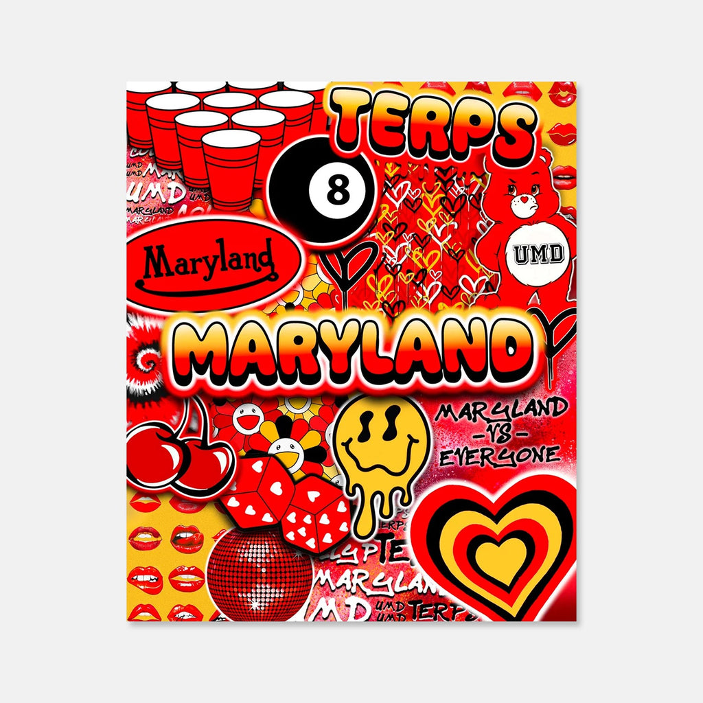 Maryland Print by Creative Jawns | College Shop – Dormify