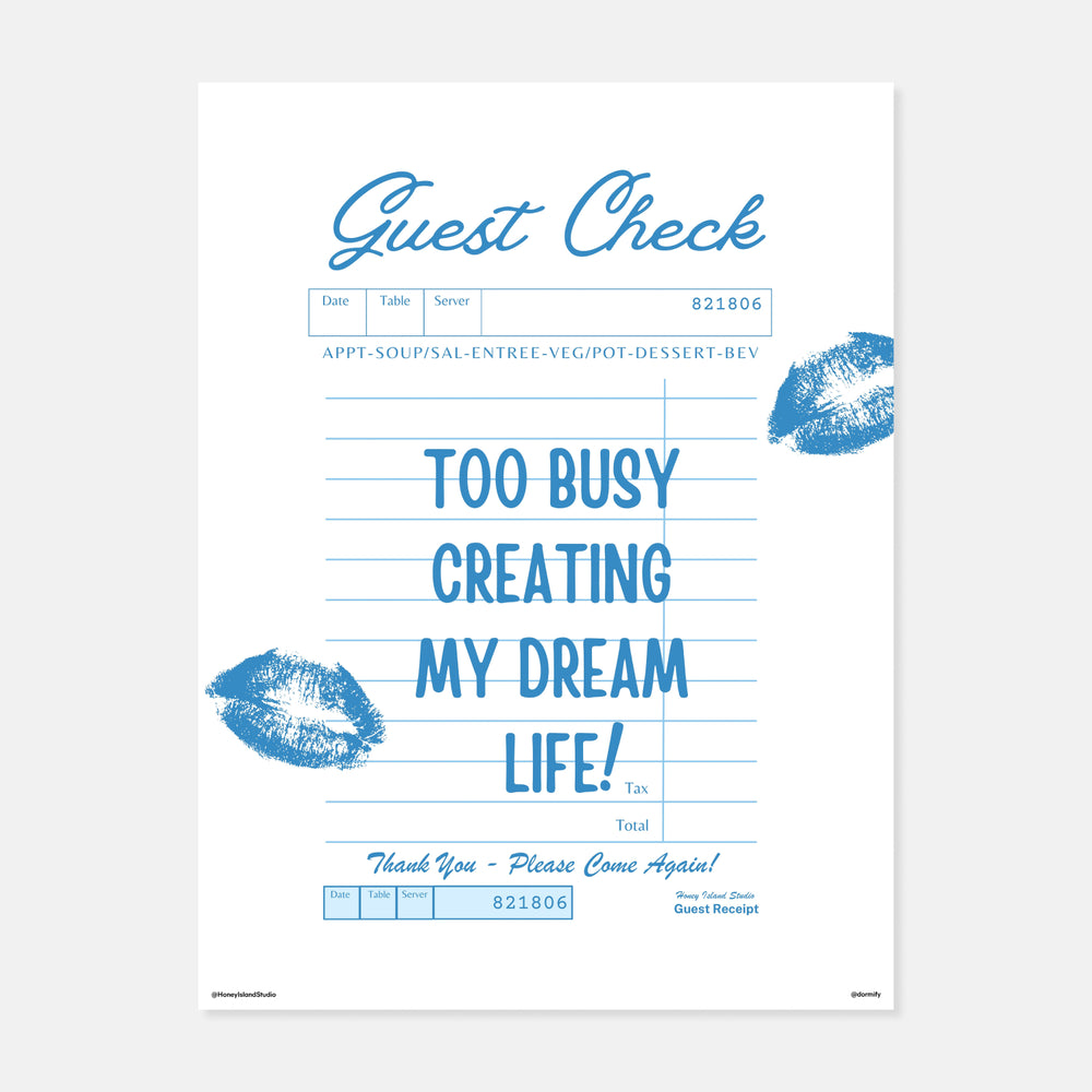 Dream Life Print by Honey Island Studios | Dorm Essentials – Dormify