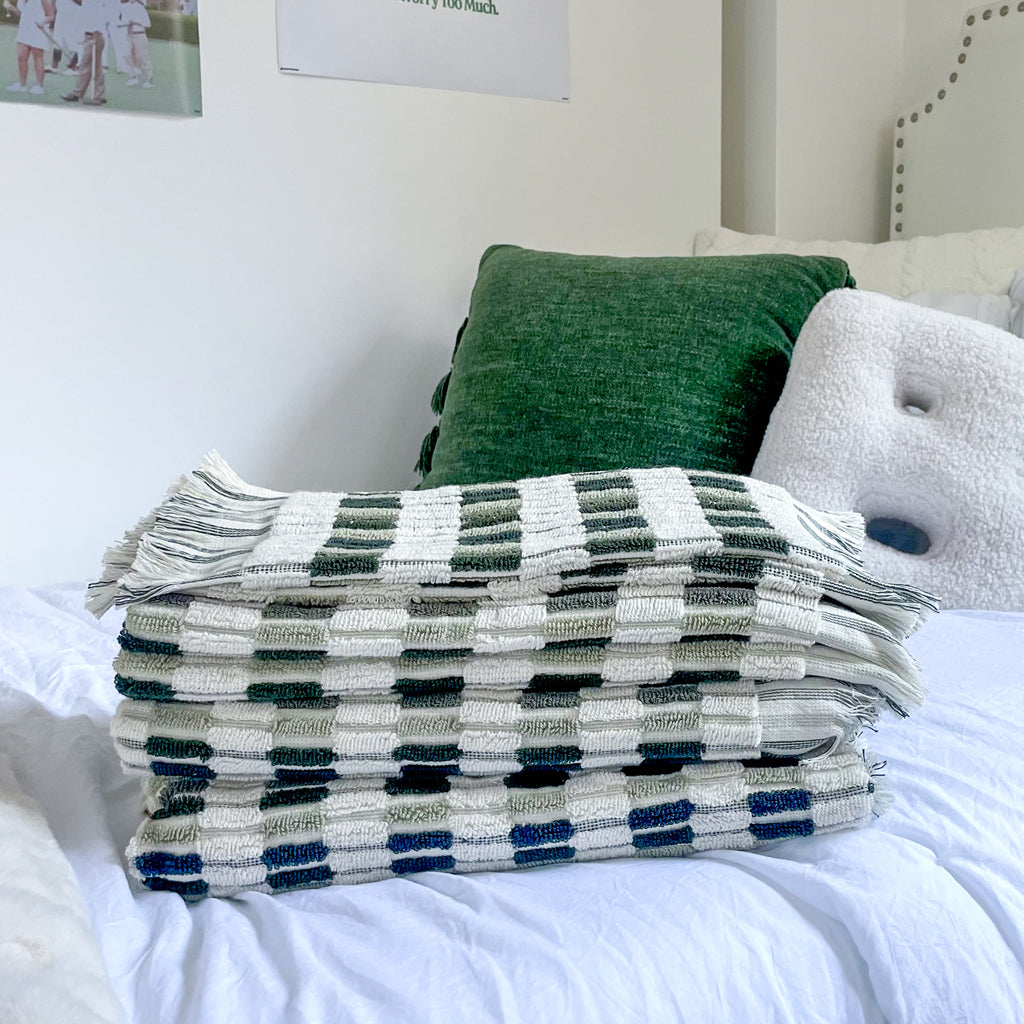 Shaggy Ribbed 6-Piece Towel Set | Dorm Essentials – Dormify