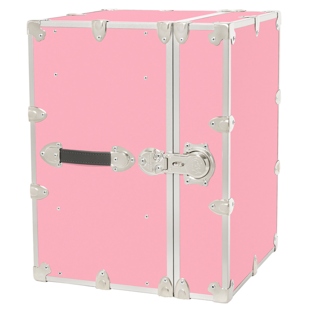 Rhino Bedside Vinyl Cube Trunk with Silver Trim | Dorm Essentials – Dormify