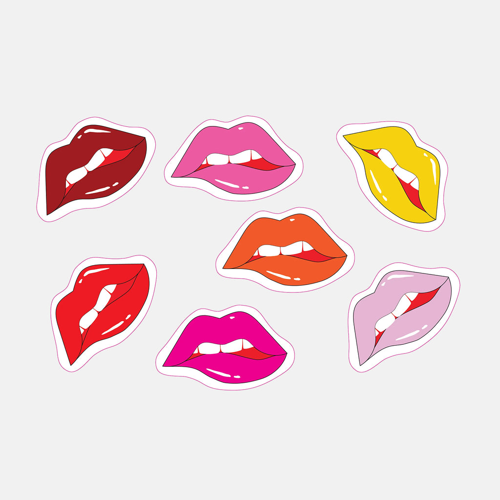 Lips Mirror Stickers | Dorm Essentials – Dormify