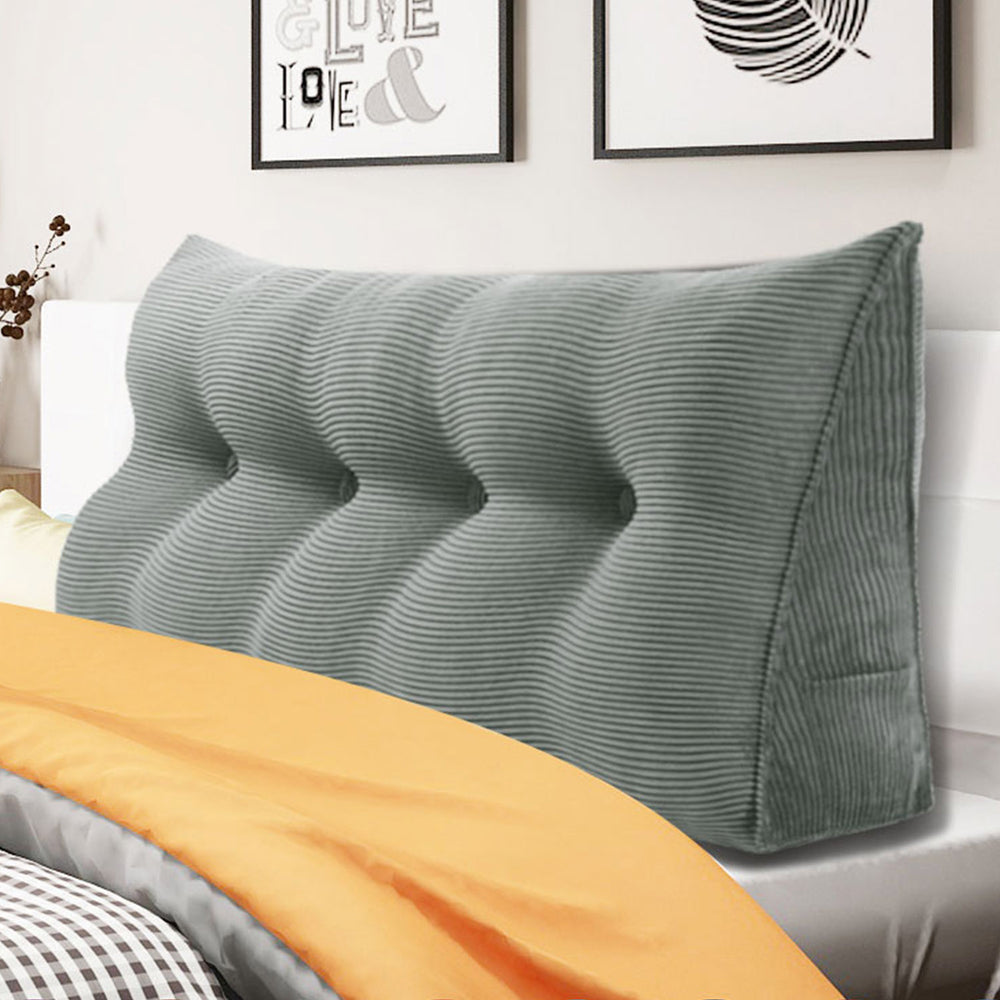 Triangular Headboard Corduroy Wedge Pillow | Dorm Essentials – Dormify