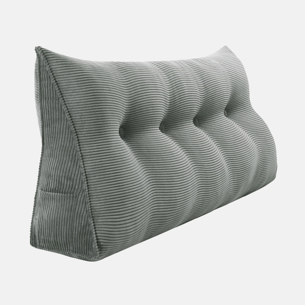 Triangular Headboard Corduroy Wedge Pillow | Dorm Essentials – Dormify