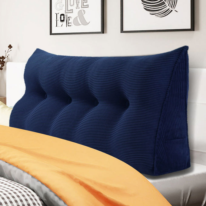 Triangular Headboard Corduroy Wedge Pillow | Dorm Essentials – Dormify