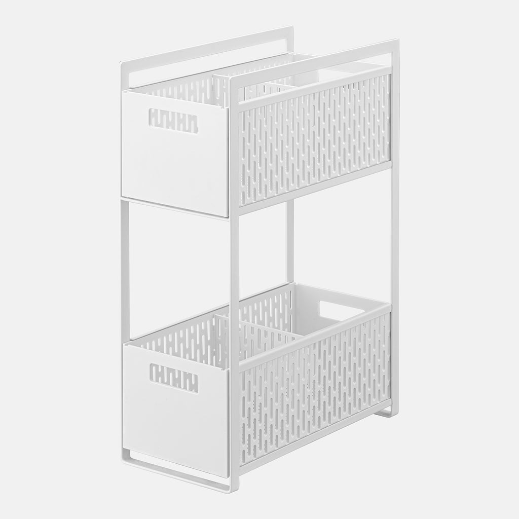 Two Tier Cabinet Storage Basket | Dorm Essentials – Dormify