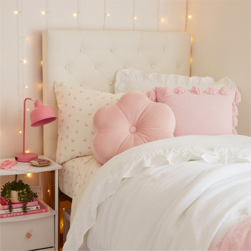 Harlow Charging Tufted Headboard | Dorm Essentials – Dormify