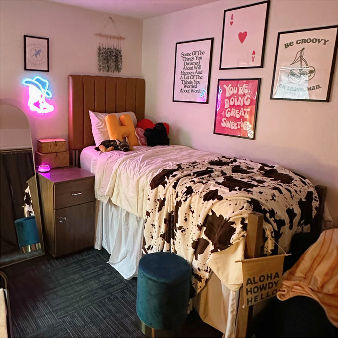 Colbie Charging Channeled Headboard | Dorm Essentials – Dormify