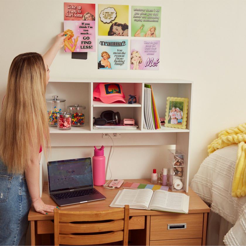 The Girl Knew York "Chill" Framed TilePix | Dorm Essentials - Dormify