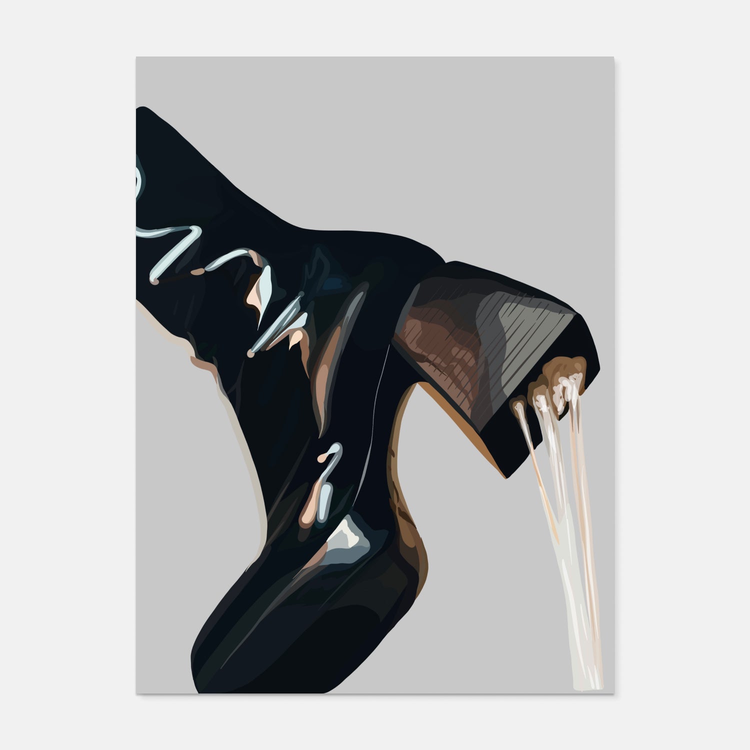 Sticky Boots Print by Chloe Sheftel | Dorm Essentials - Dormify