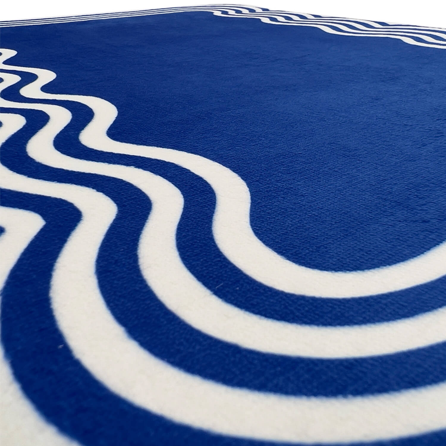 Wavy Border Bath Mat | Dorm Essentials - Dormify