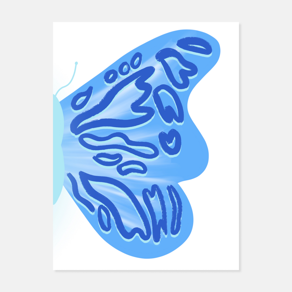 Right Butterfly Wing Print by MollsDesigns | Dorm Essentials – Dormify