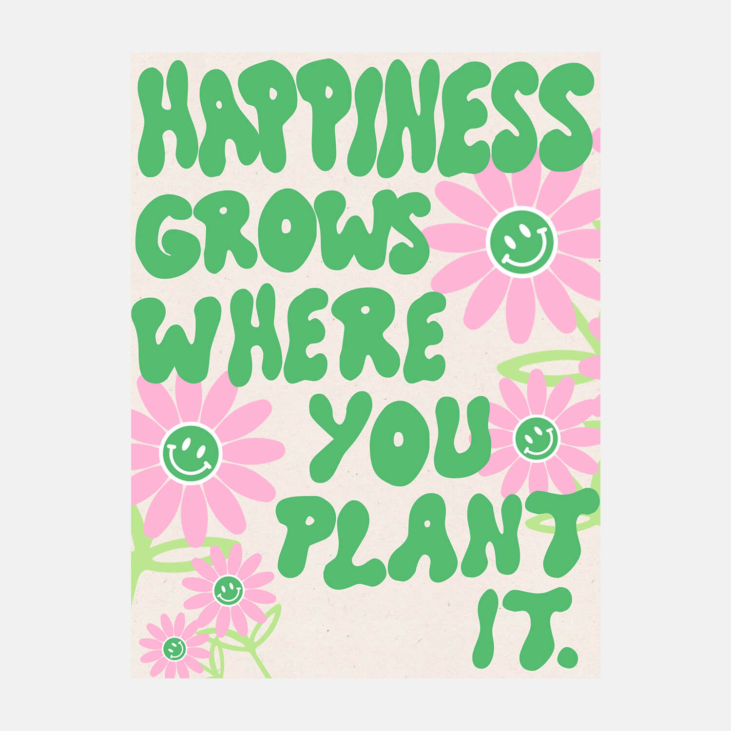 Happiness Grows Print by Julia Santos | Dorm Essentials - Dormify