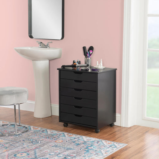 Dormify 6 Drawer Wide Rolling Storage Cart Dorm Essentials Dormify