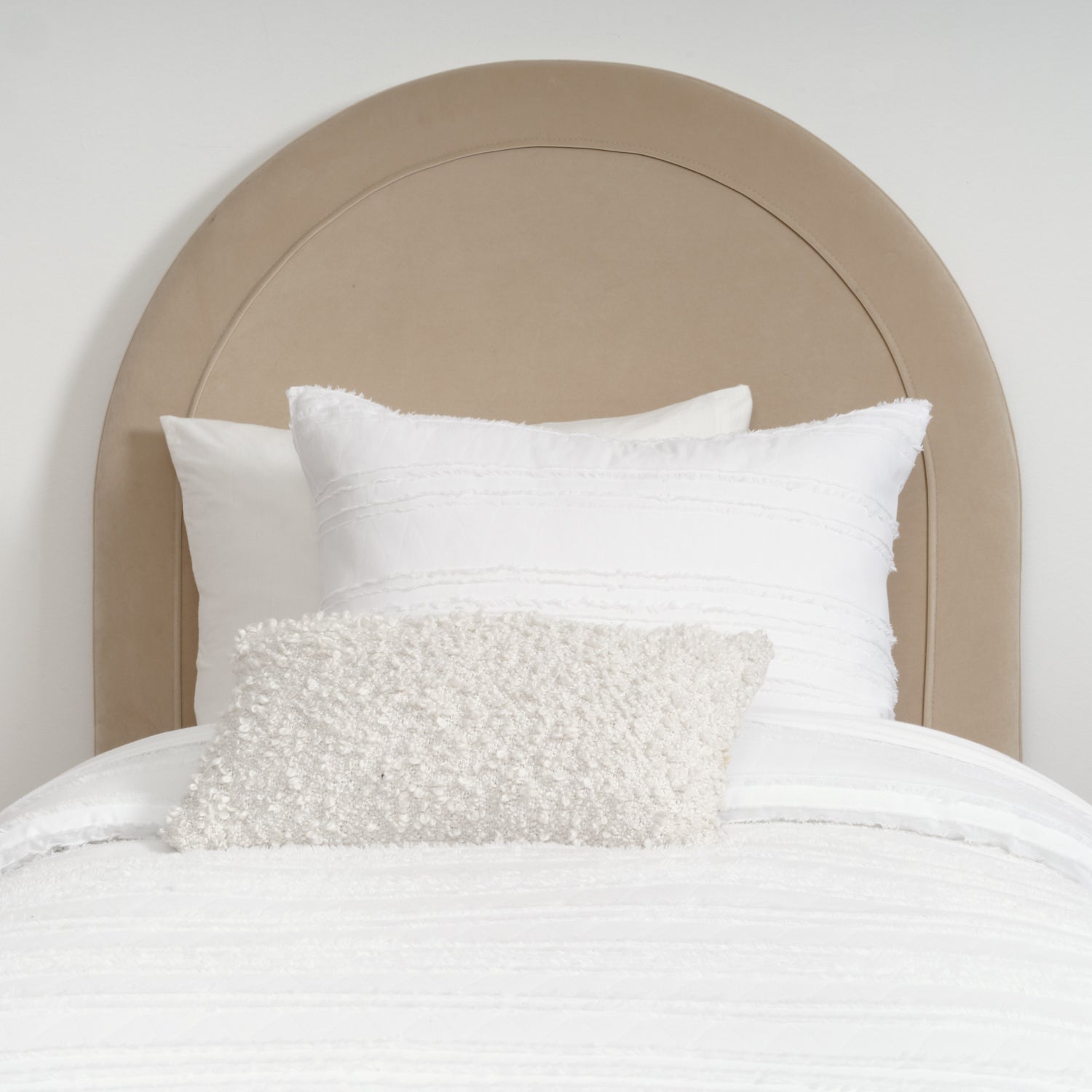 Riley Charging Round Headboard | Dorm Essentials - Dormify