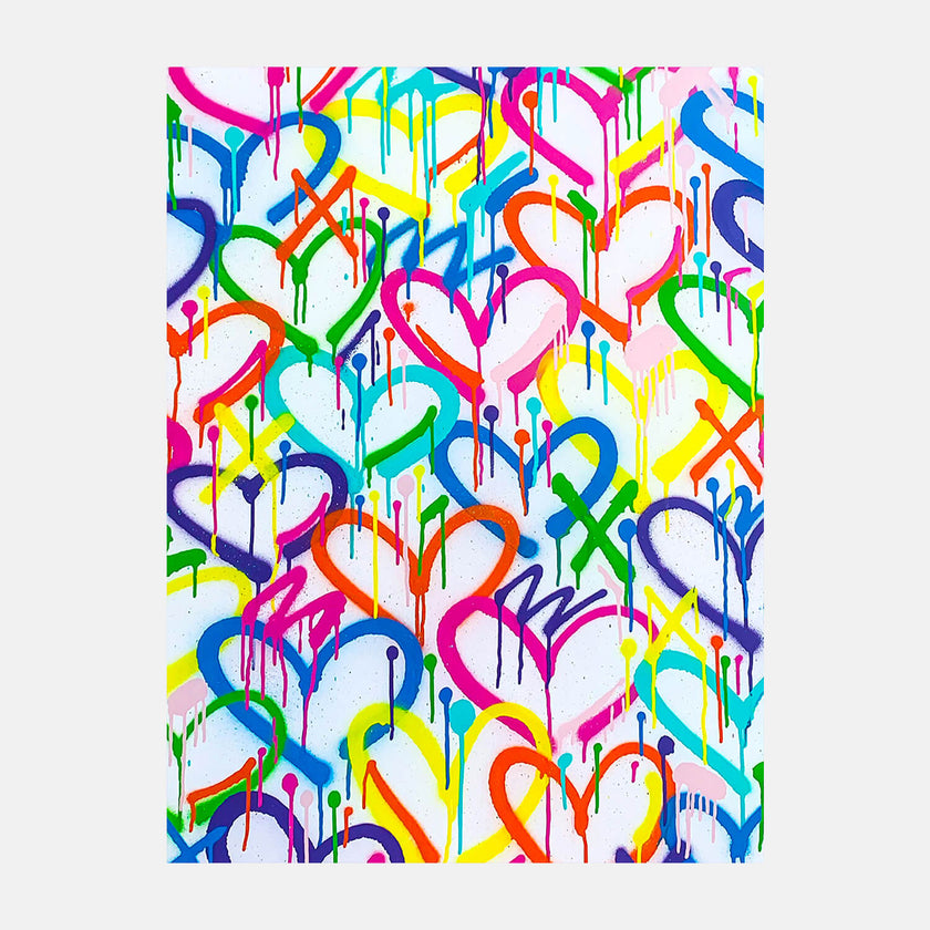 Rainbow Graffiti Print by Corey Paige | Dorm Essentials - 9" x 12 ...