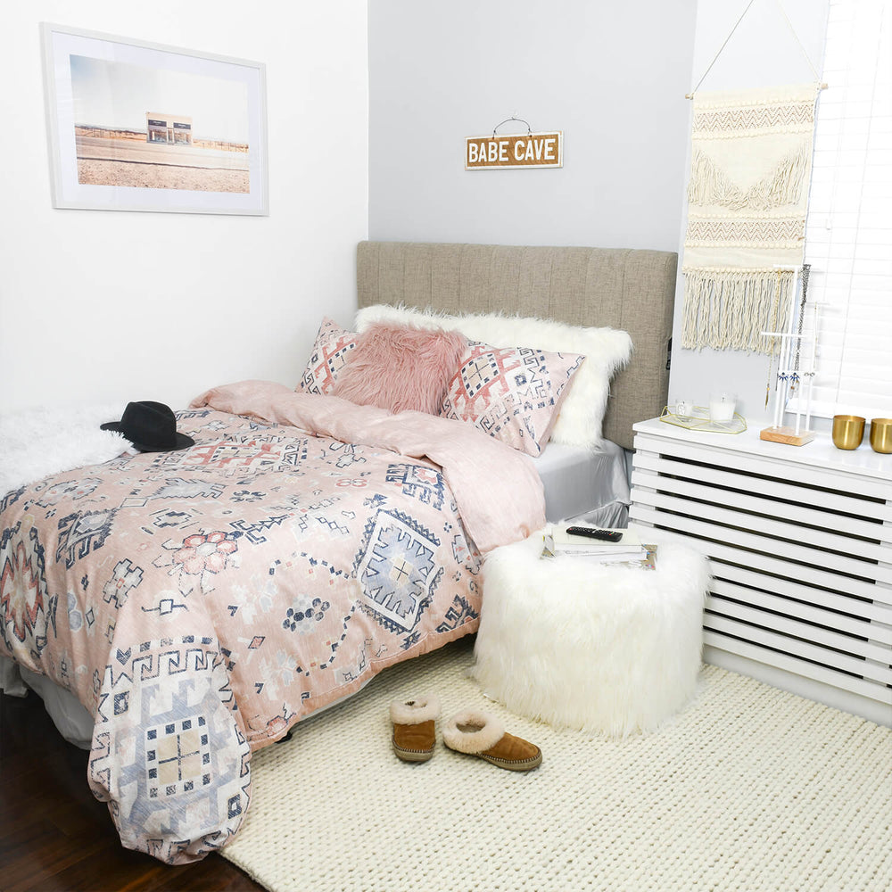 Dormify Hand Woven Chunky Cable Runner Rug | Dorm Essentials - 5' x 8 ...